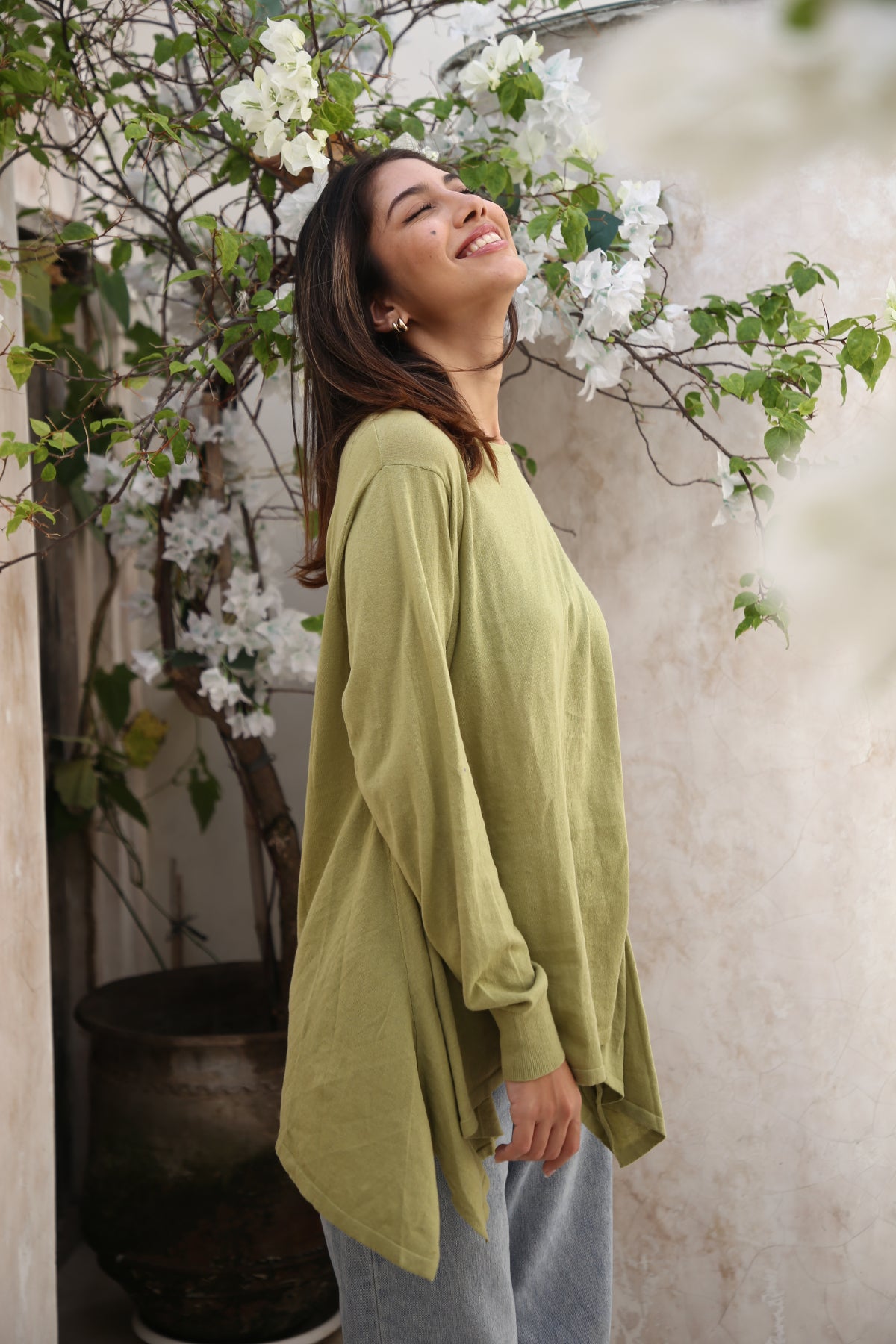 The Traveller Sweater convertible to Cardigan